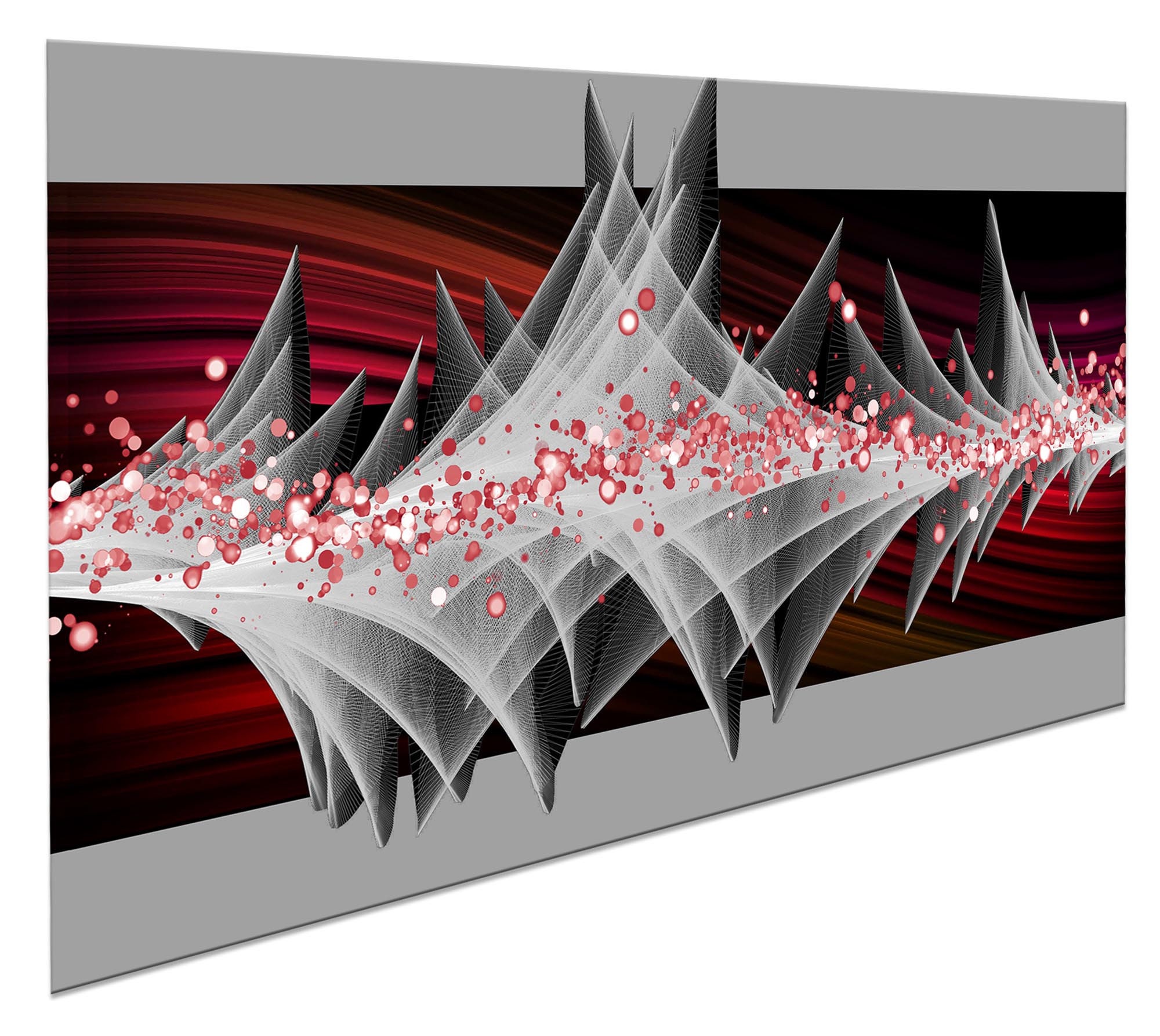 Fusion 3 Red Grey Canvas Print Ready to Hang Limited Edition - Etsy UK