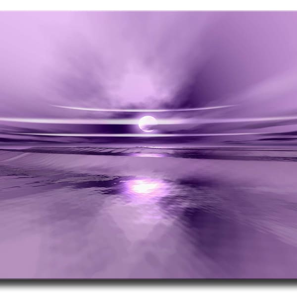 Modern Purple Art - Etsy