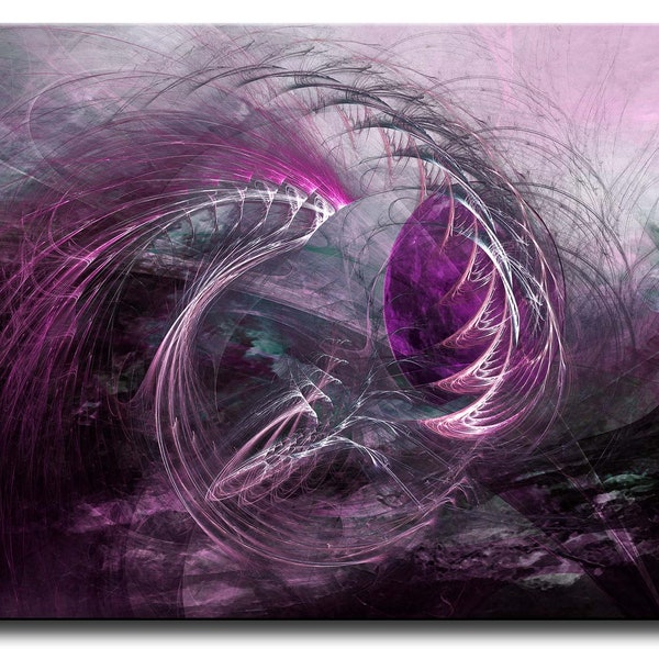 Plum Abstract Art - Etsy