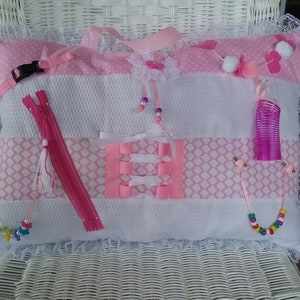 Fidget Pillow, Activity Pillow, Alzheimers Therapy, Dementia Therapy ...