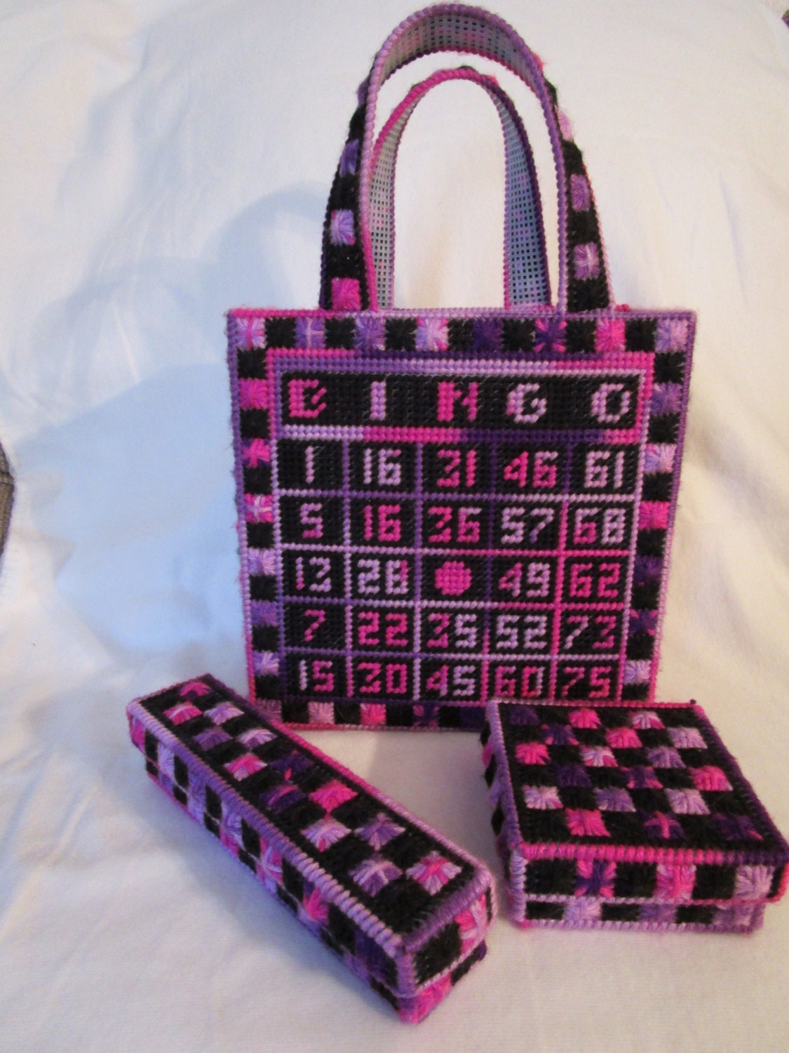 One of A Kind Handmade BINGO Bag With Chip Case and Wand Holder - Etsy