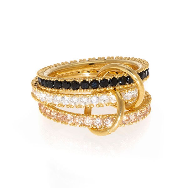 Triple Stacked Rings - Etsy