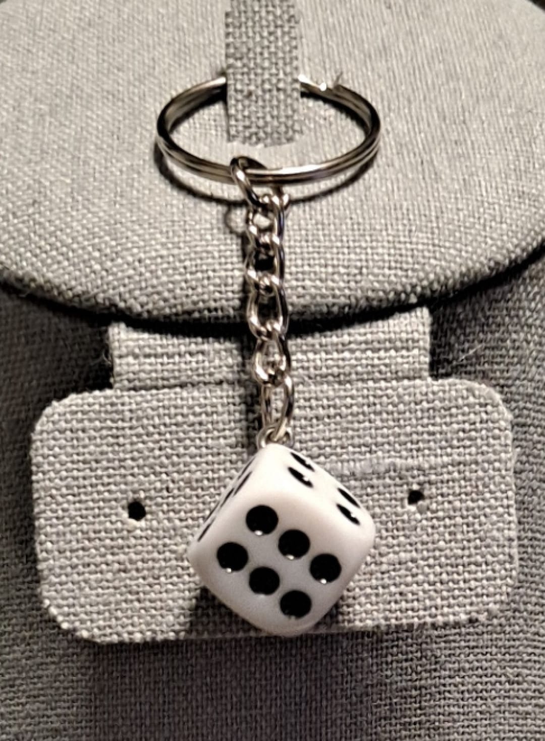 D6 Dice Keychain (various Colors) - Etsy