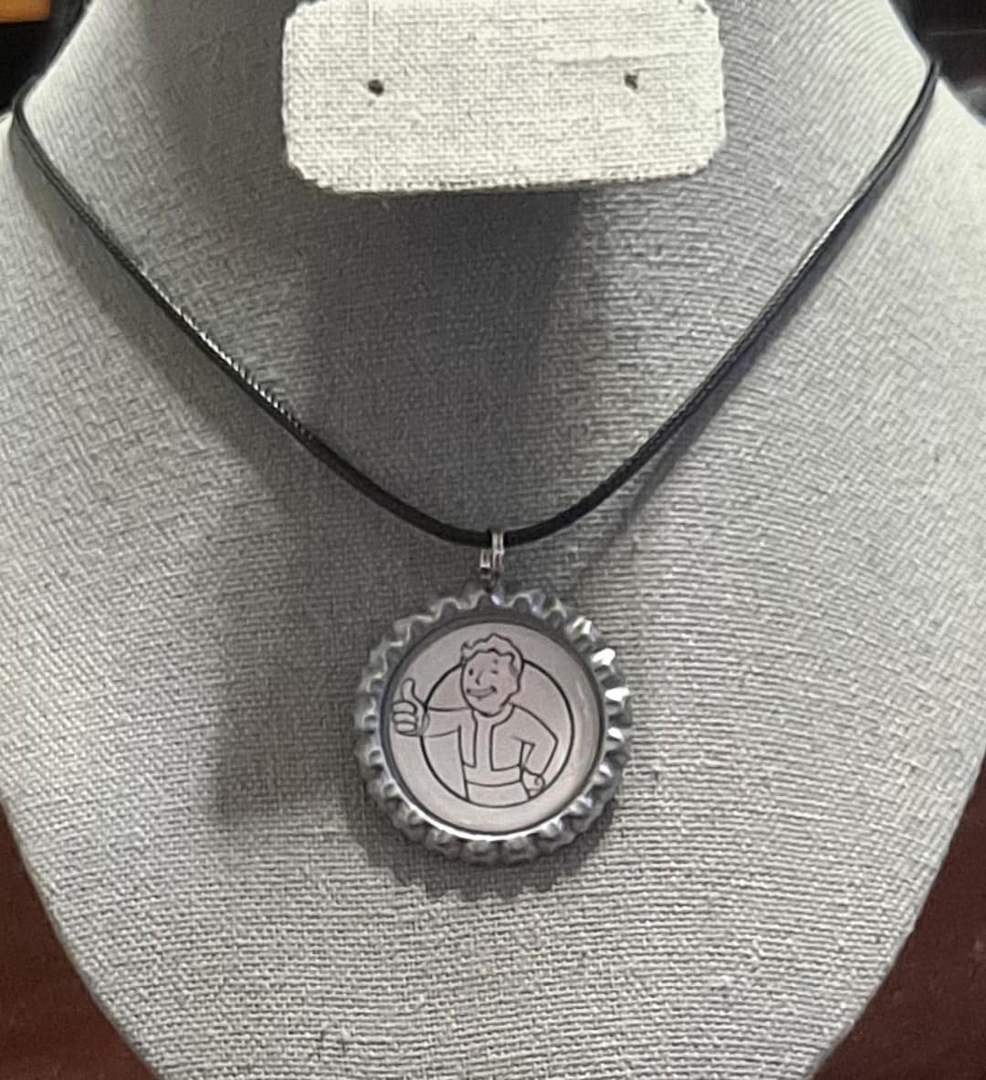 Fallout Vault Boy Bottlecap Pendant Necklace - Etsy