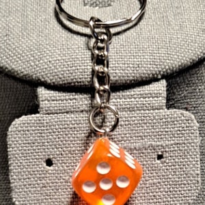 D6 Dice Keychain (various Colors) - Etsy