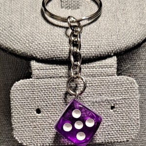 D6 Dice Keychain (various Colors) - Etsy
