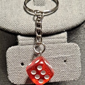 D6 Dice Keychain (various Colors) - Etsy