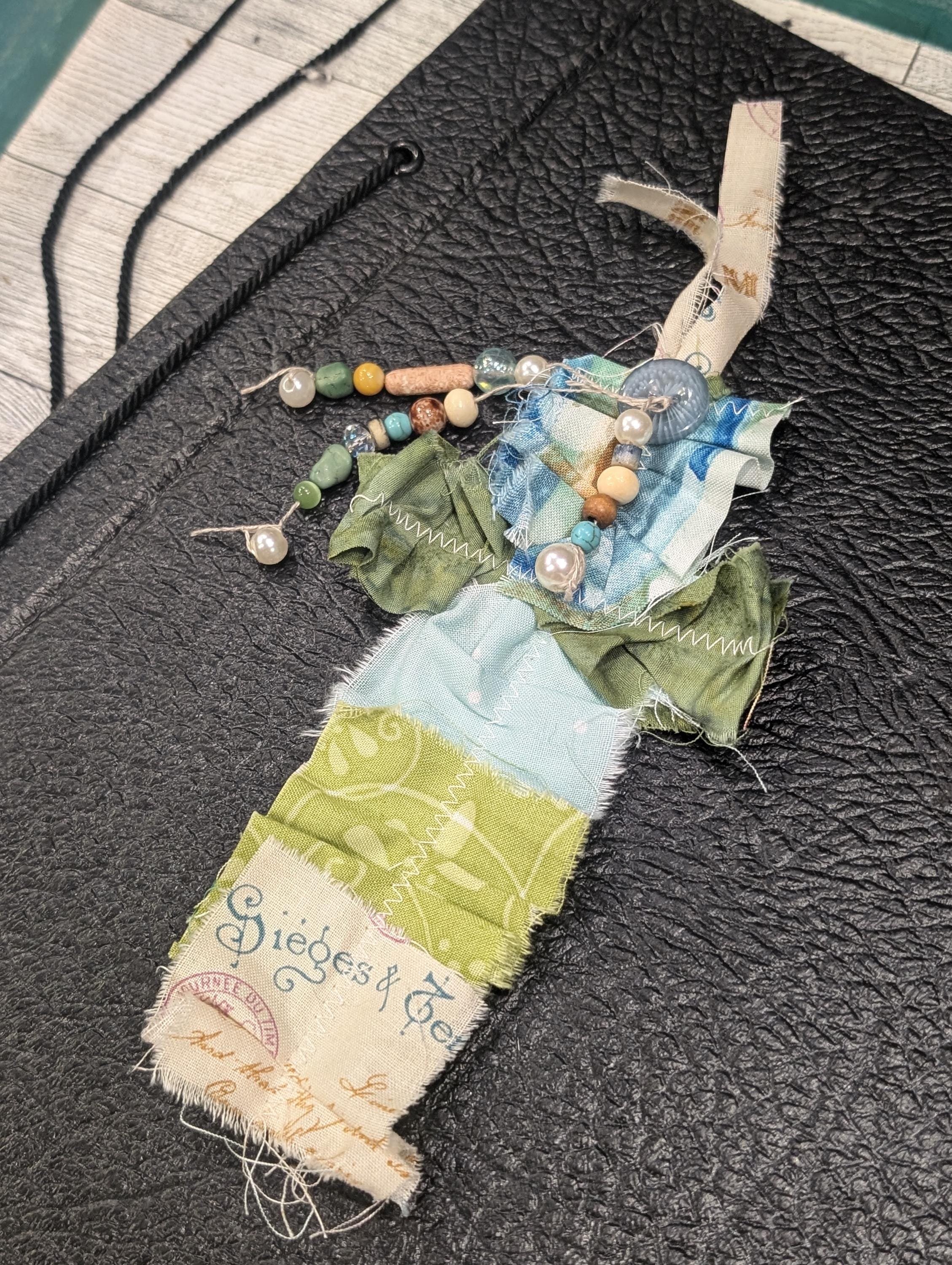 Quilted Bookmark for Junk Journal, Scrapbooking, or Reading - Etsy