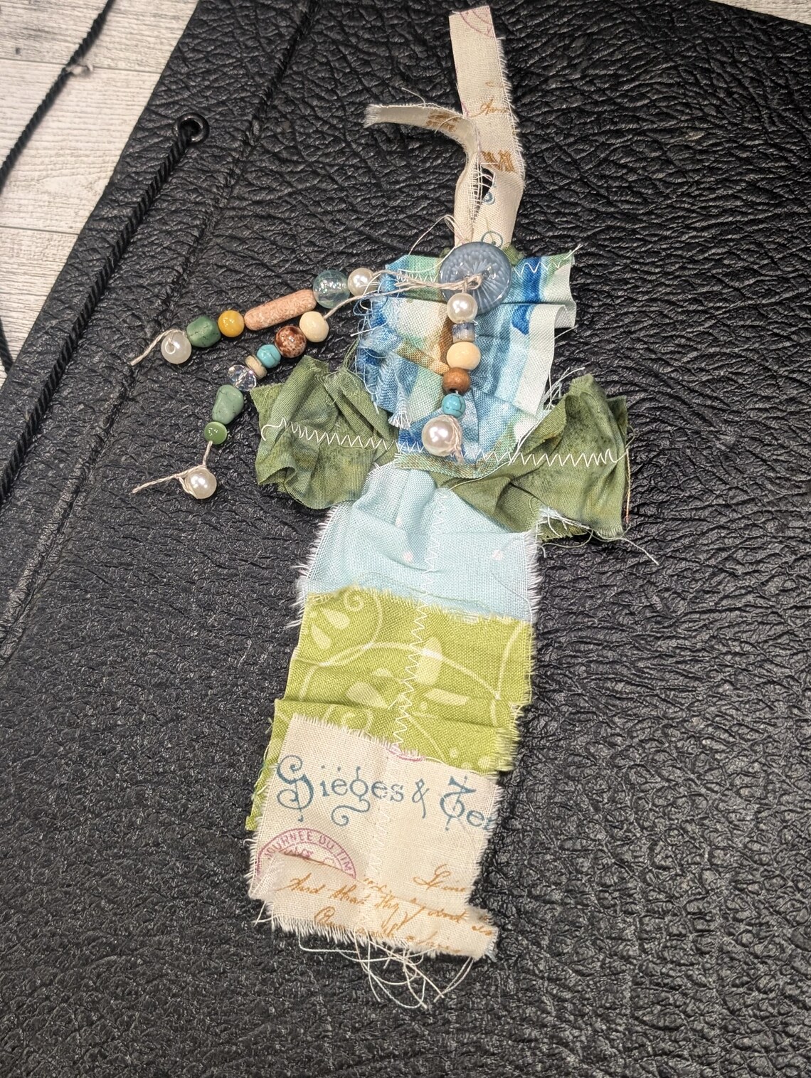 Quilted Bookmark for Junk Journal, Scrapbooking, or Reading - Etsy