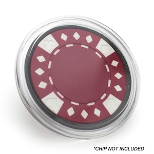 Set of 10 Single Poker Chip Holders, Protect Your Poker Chips, Chip ...