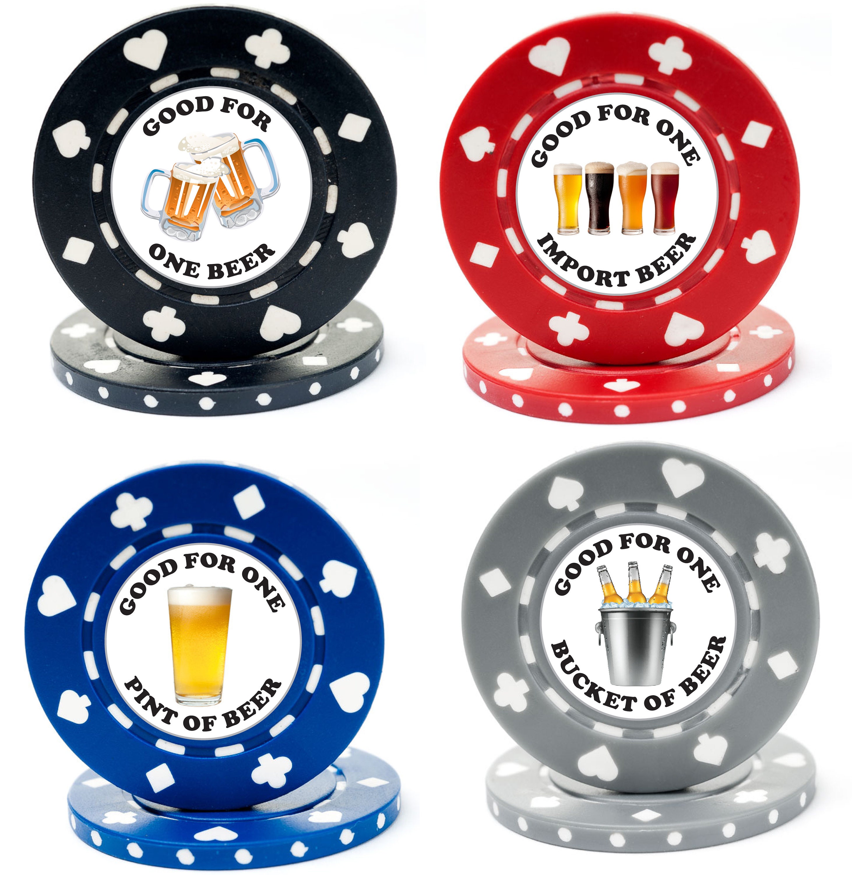 Custom Drink Chips Drink Token Free Drink Drink Chips - Etsy