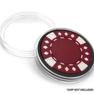 Set of 10 Single Poker Chip Holders, Protect Your Poker Chips, Chip ...