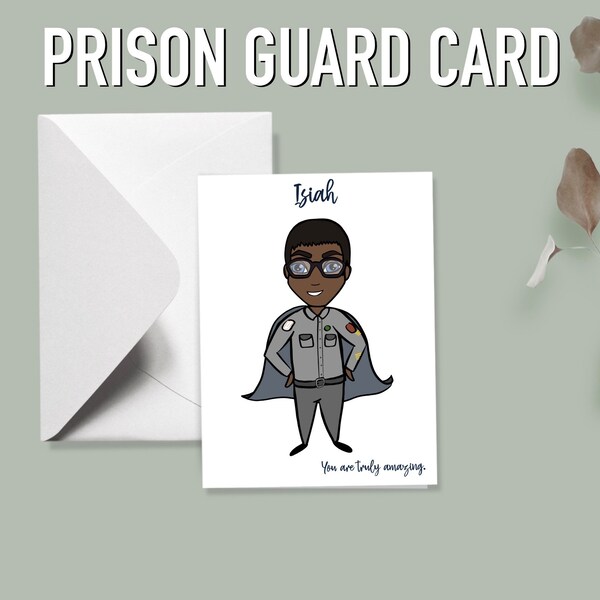 Prison Guard Birthday Card - Etsy