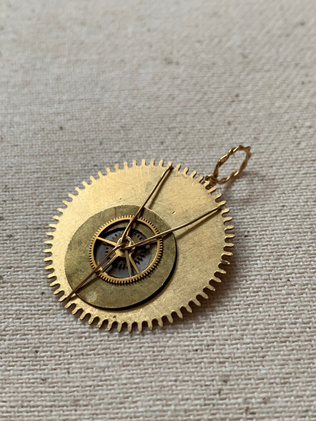 SUNSHINE COLLECTION No. 1 - Handmade Clock Part Jewelry Pendant ...