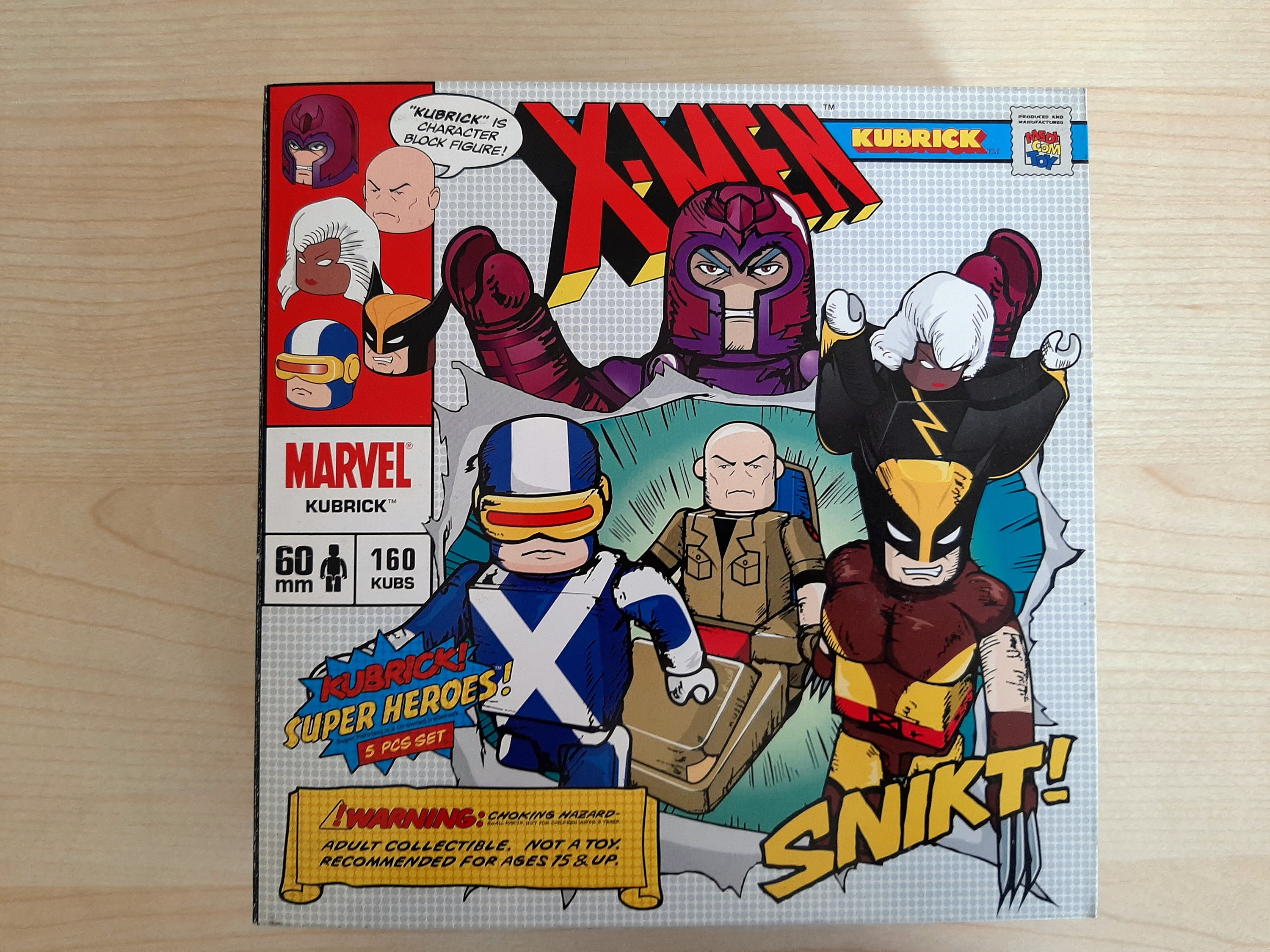 X-MEN MARVEL Medicom Toy Kubrick Box Set Figures Japan - Etsy