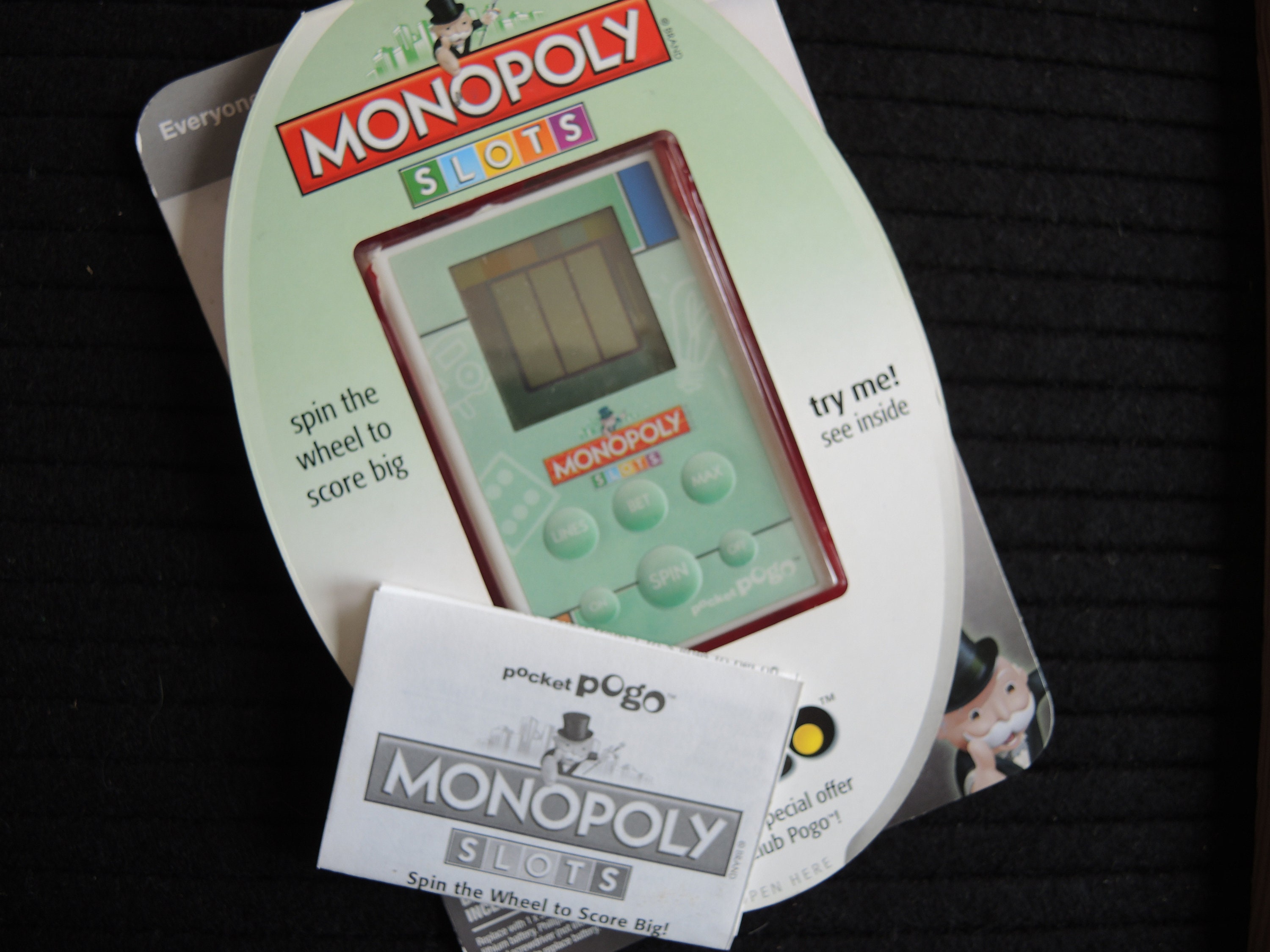 Monopoly Slots Pocket Pogo Electronic Handheld Game - Etsy