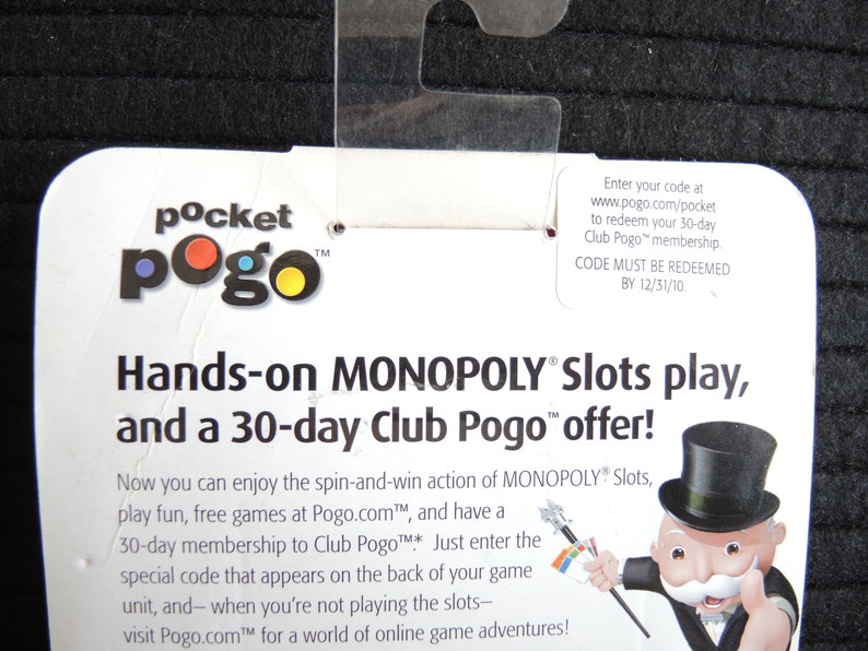 Monopoly Slots Pocket Pogo Electronic Handheld Game - Etsy