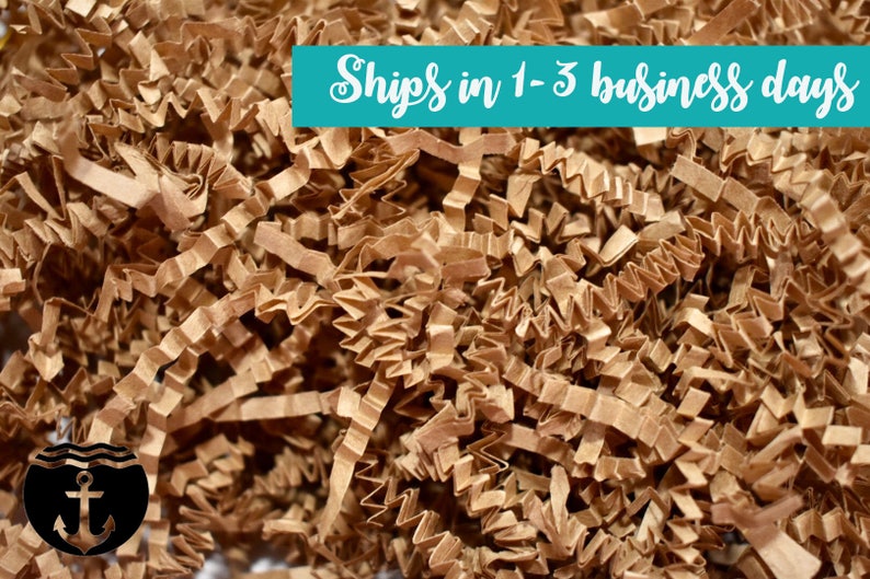 Kraft Brown Crinkle Cut Paper: Eco-friendly Gift Wrap - Etsy