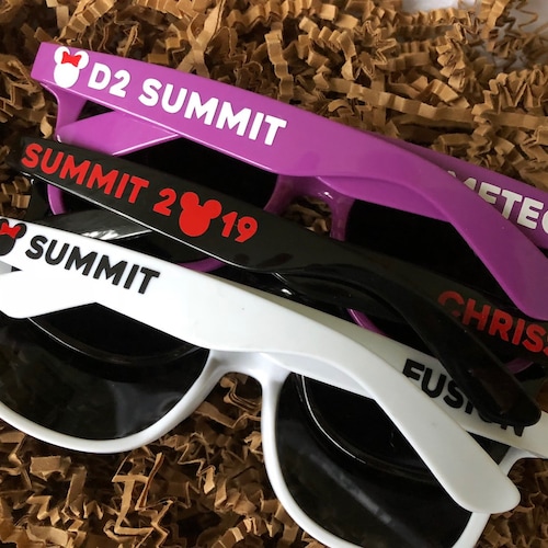 Personalized Cheerleading Sunglasses: D2 Summit Disney - Etsy