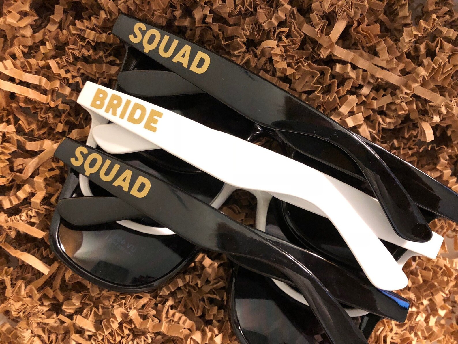 Personalized Bride Squad Sunglasses: Team Bride, Bridesmaid, Vegas ...