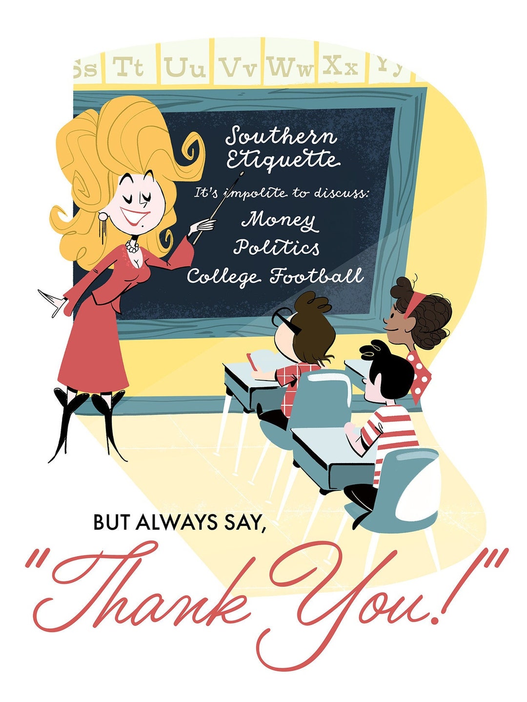 Thank You "southern Etiquette" - Etsy