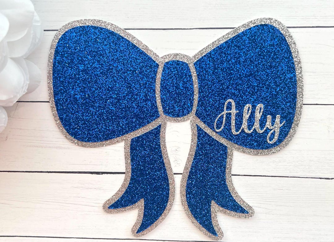 Personalized Bow Cutout for Homecoming Mum, Homecoming Supplies ...