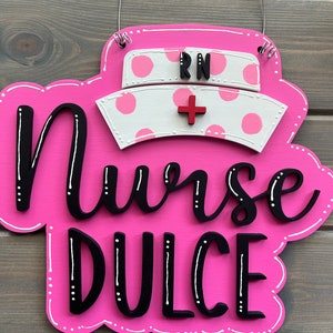 School Nurse Welcome Sign, School Nurse Door Hanger, Back to School ...