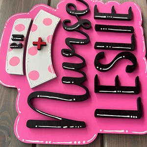 School Nurse Welcome Sign School Nurse Door Hanger Back to - Etsy