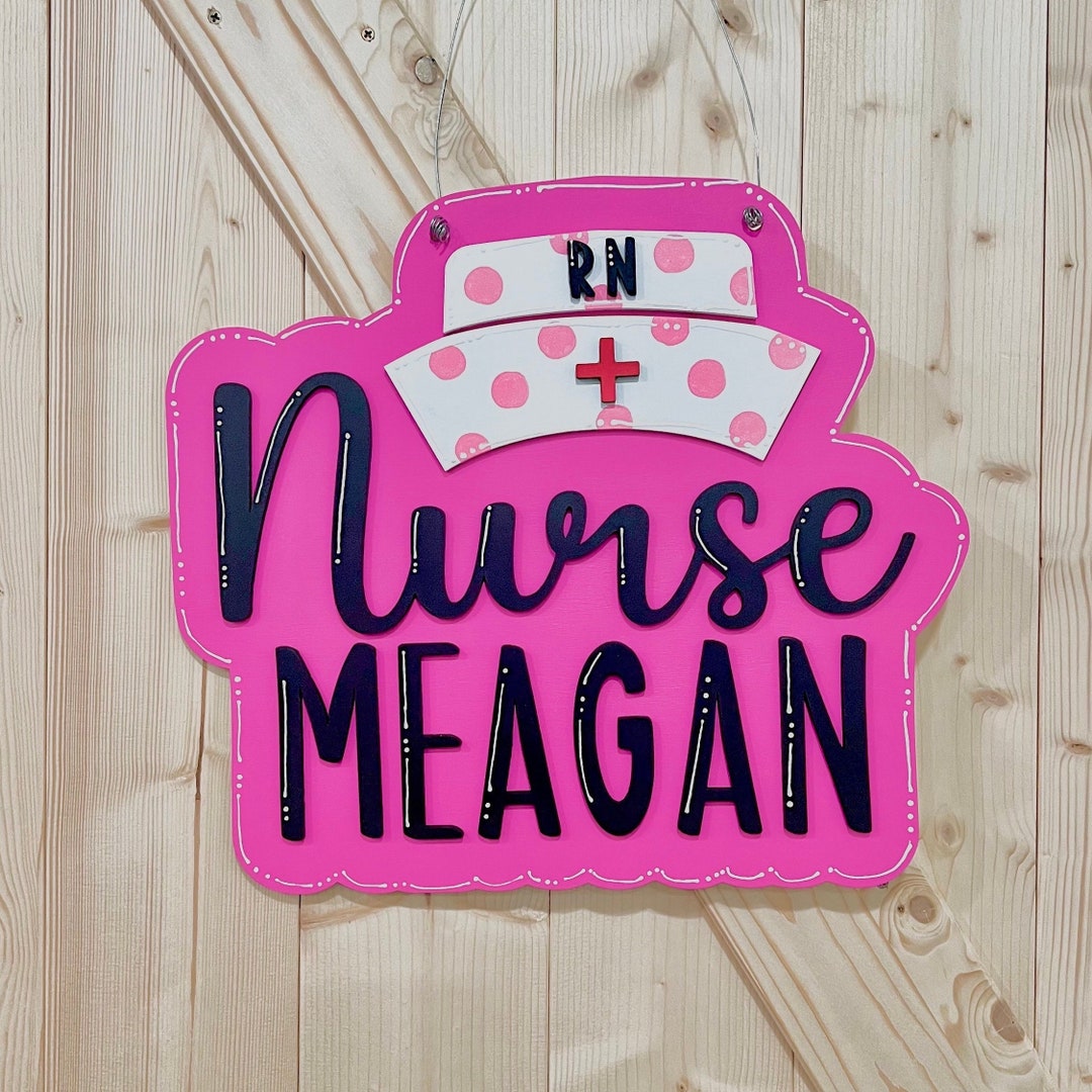School Nurse Welcome Sign, School Nurse Door Hanger, Back to School ...