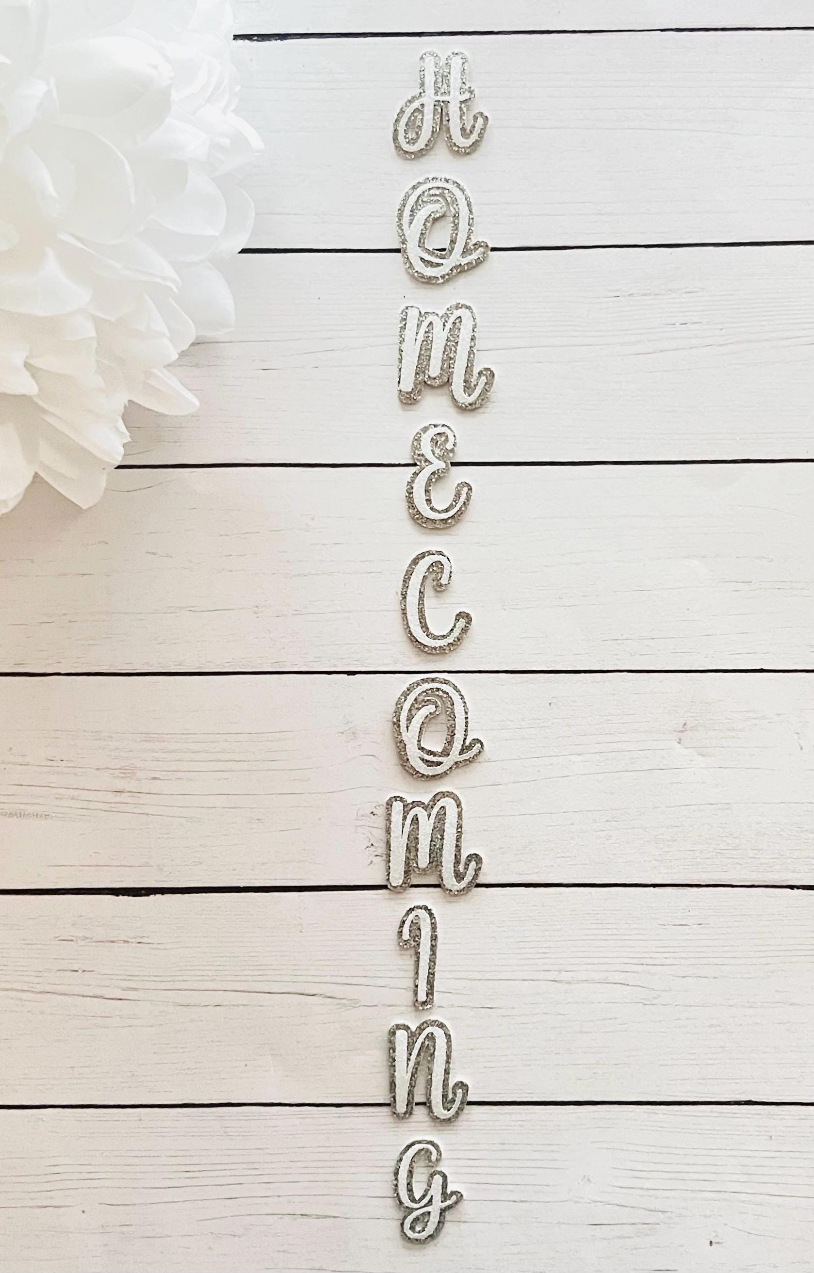 Homecoming Mum Letters, Cutouts for Homecoming Mum, Accessories for ...