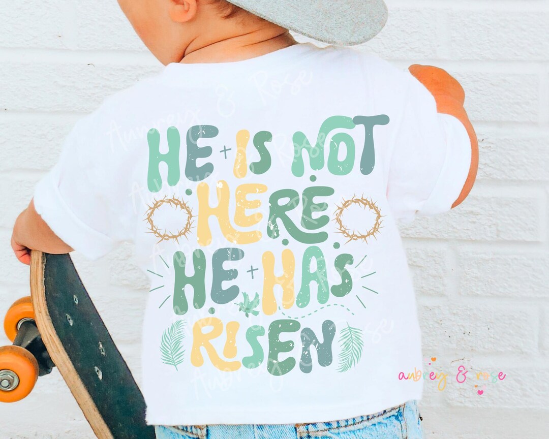 Resurrection Easter Digital PNG SVG Sublimation He is Not Here He Has ...