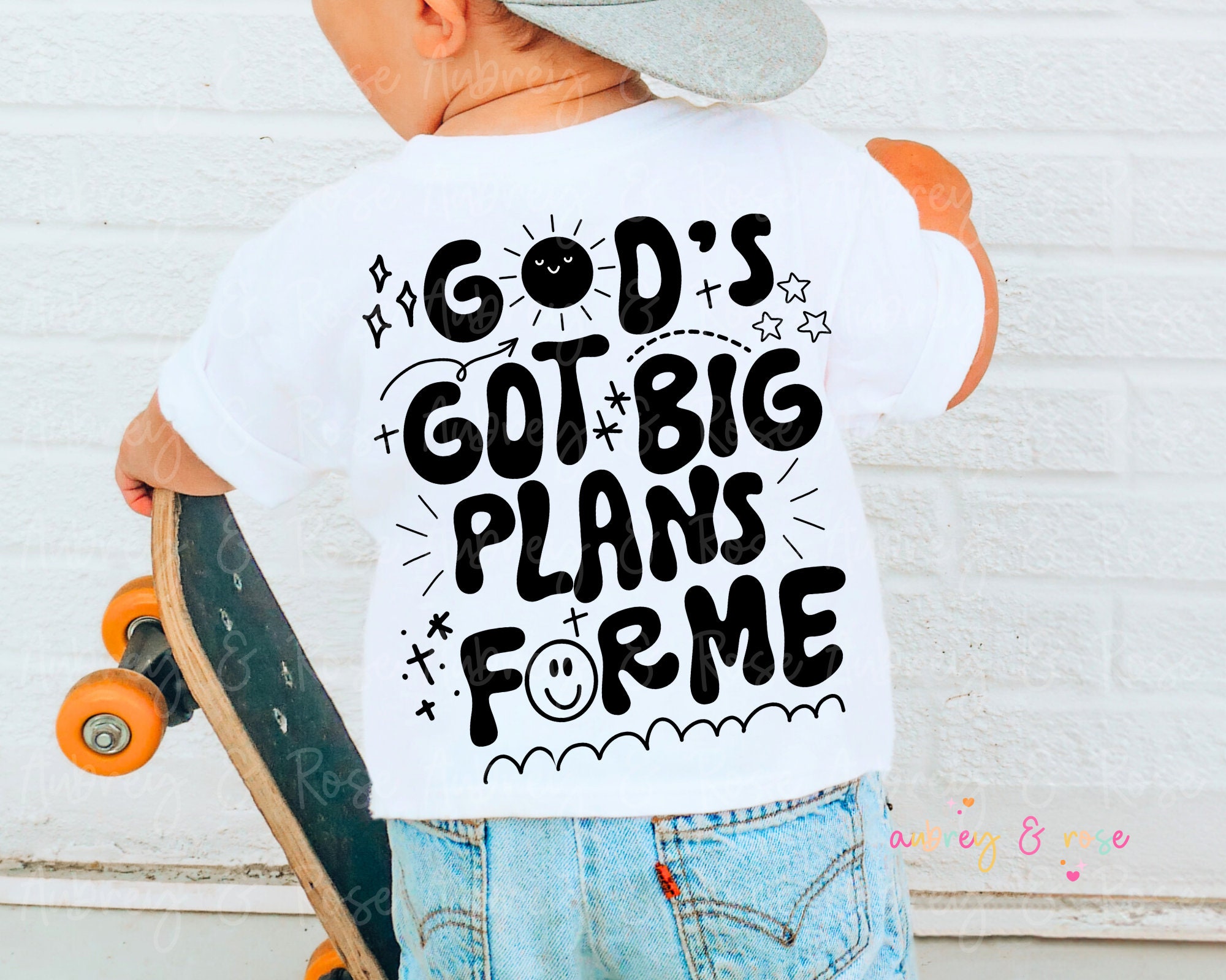 God's Got Big Plans SVG, Christian Png, Kids Png, Religious Png, Retro ...