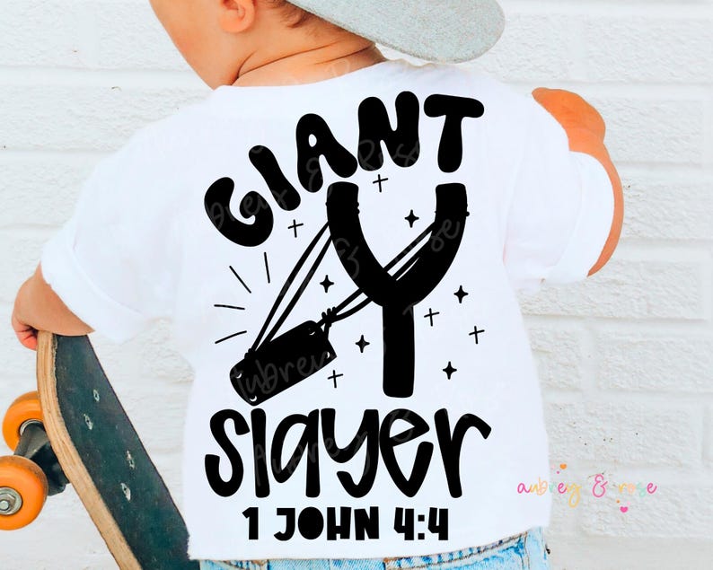 Giant Slayer SVG, Christian Png, Kids Png, Religious Png, Retro Png ...