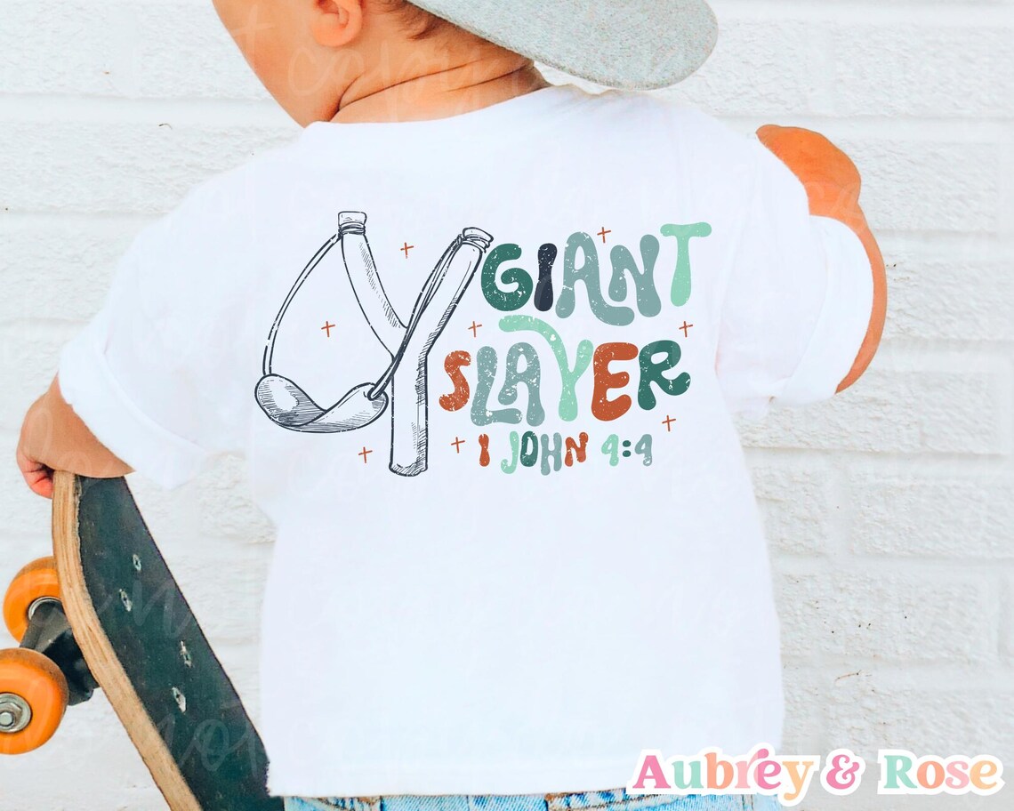 Giant Slayer SVG, Christian Png, Kids Png, Religious Png, Retro Png ...