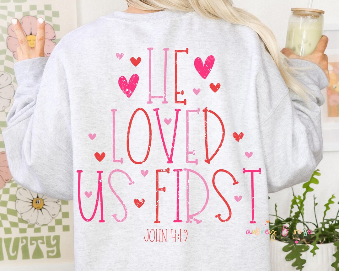 Digital Christian Valentine's Day PNG SVG Sublimation Printable He ...