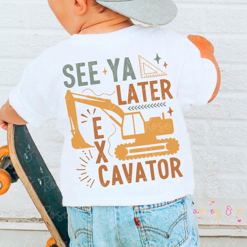 Excavator Svg - Etsy