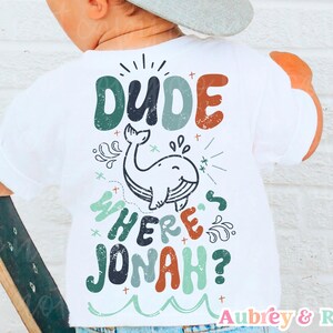 Jonah and the Whale Christian Kid PNG SVG Sublimation Cut File Little ...