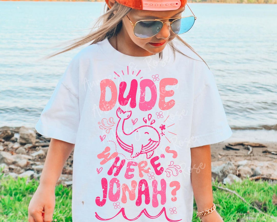 Buy Jonah and the Whale Christian PNG SVG Sublimation Cut File Little ...