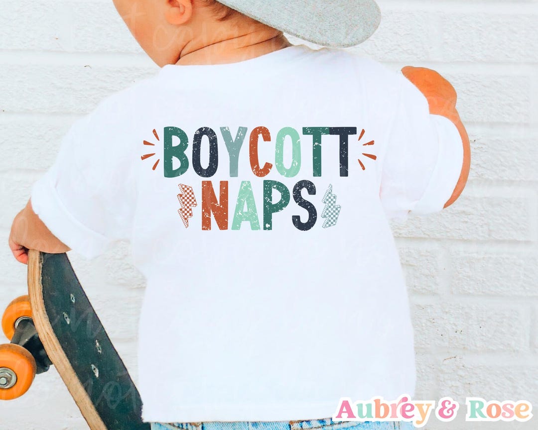Retro Boycott Naps PNG SVG Sublimation Cricut Cut File Little Boy ...