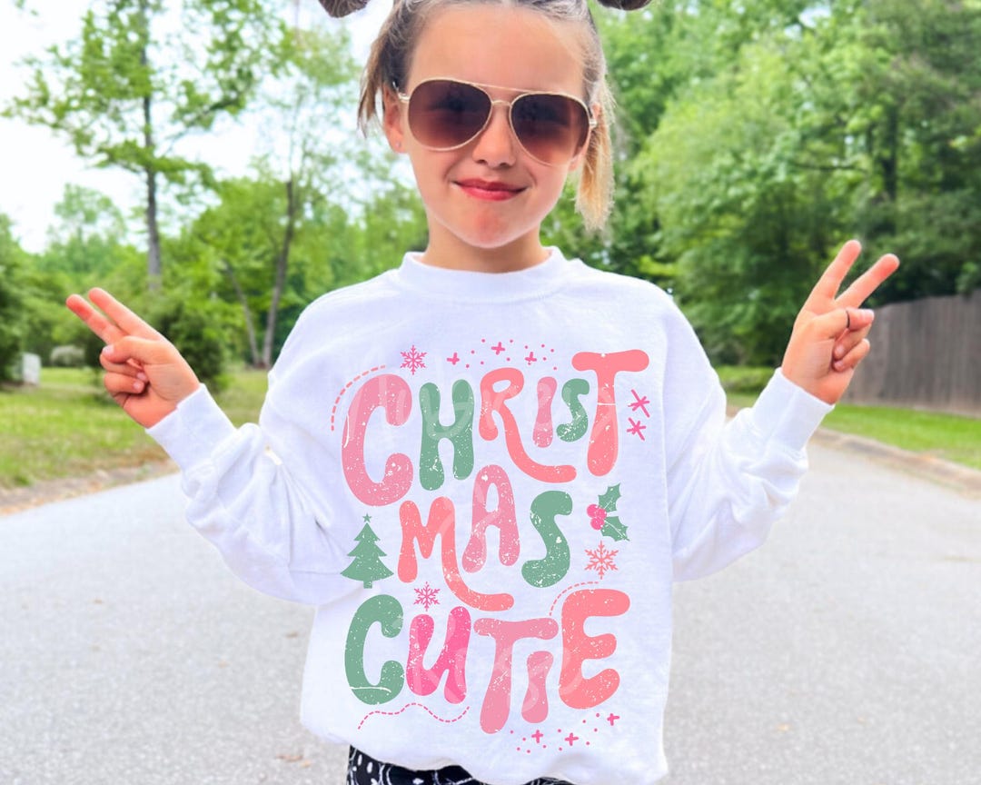 Little Girl Christmas PNG SVG Sublimation Cricut Cut File Cutie Kid ...