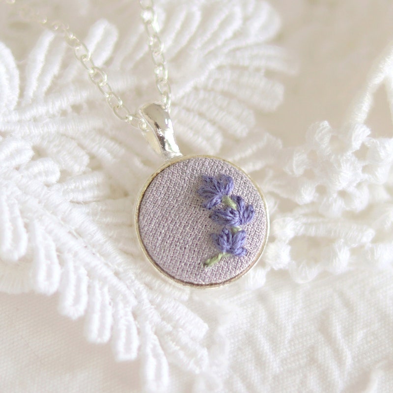 Lavender Necklace - Etsy