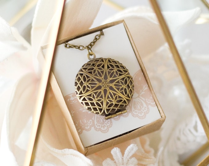 Personalized Locket Necklace. Custom Message Pendant. Gift for - Etsy