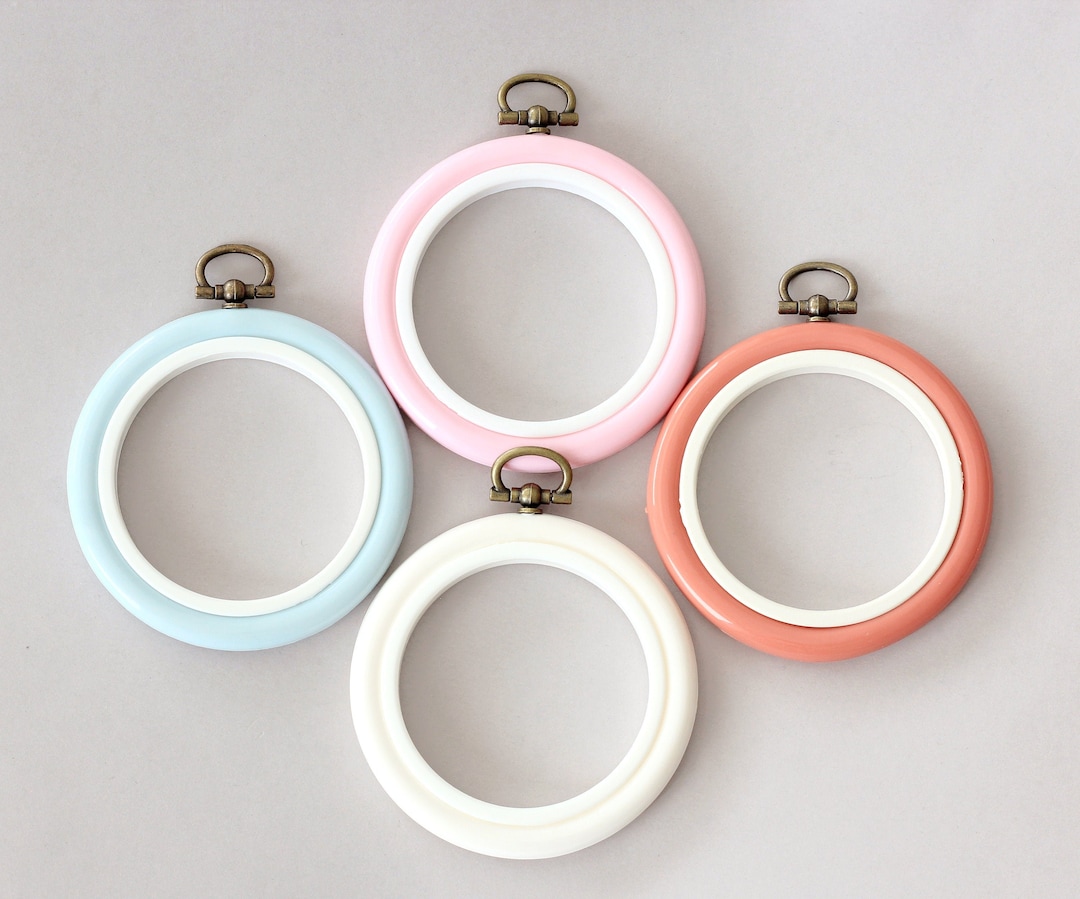 Mini Embroidery Hoop: 2.5" Flexible Plastic Circle - Etsy Canada