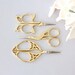 Gold Sewing Scissors. Fancy Embroidery Shears. Tiny/small Travel ...