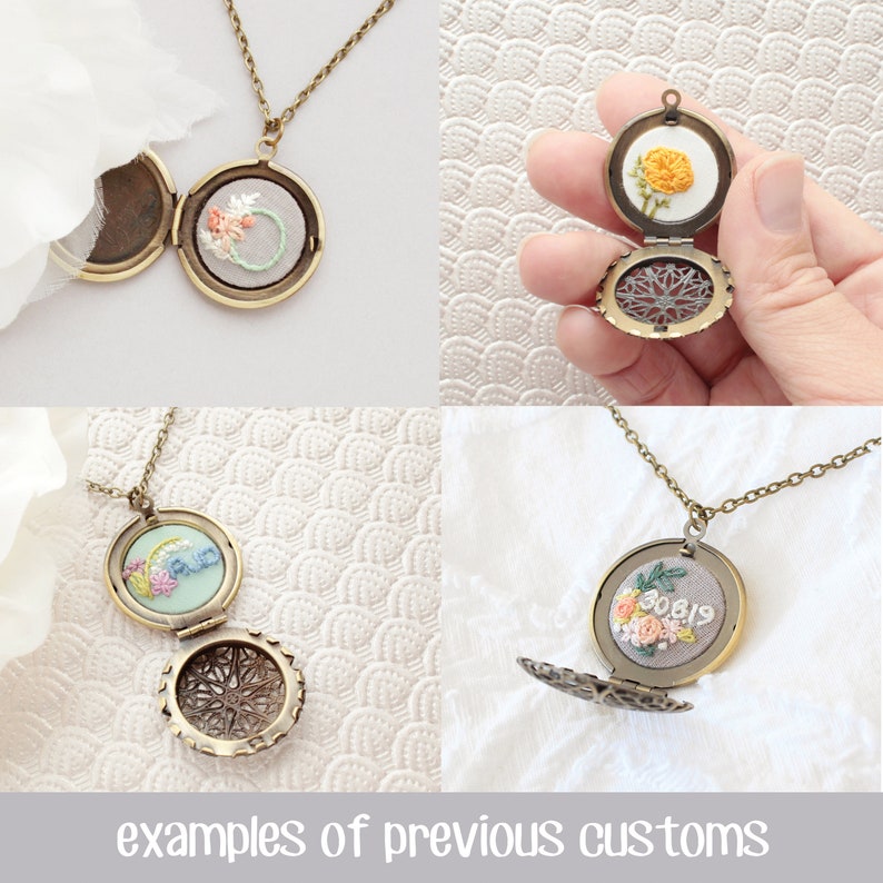 Personalized Locket Necklace. Custom Message Pendant. Gift for - Etsy