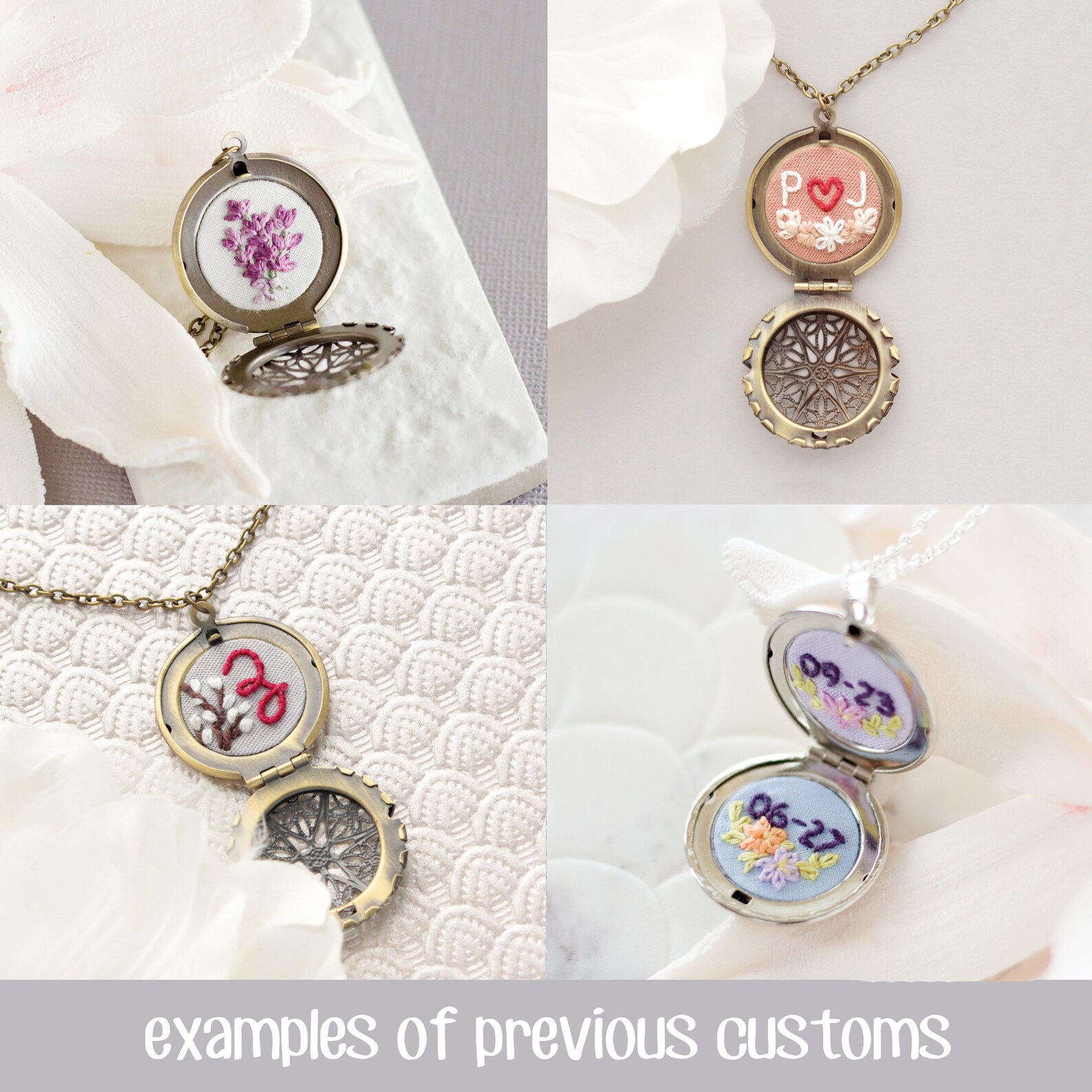 Personalized Locket Necklace. Custom Message Pendant. Gift for - Etsy