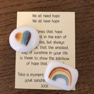 Rainbow Gift Sending Hope Support Love Inspiration Unique - Etsy UK