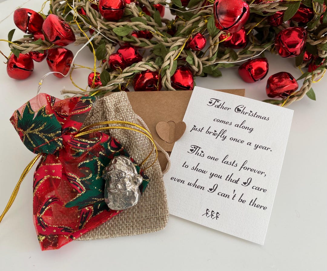 Secret Santa Stocking Filler Hand Made Gift - Solid Pewter Father ...