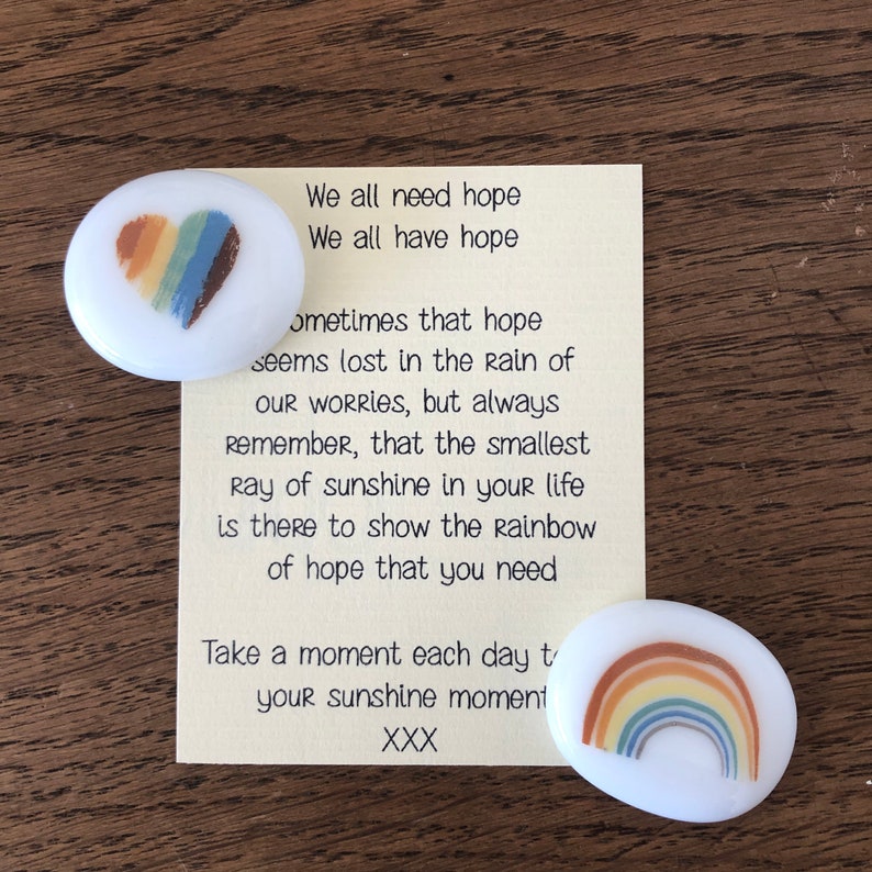 Rainbow Gift Sending Hope Support Love Inspiration Unique - Etsy UK