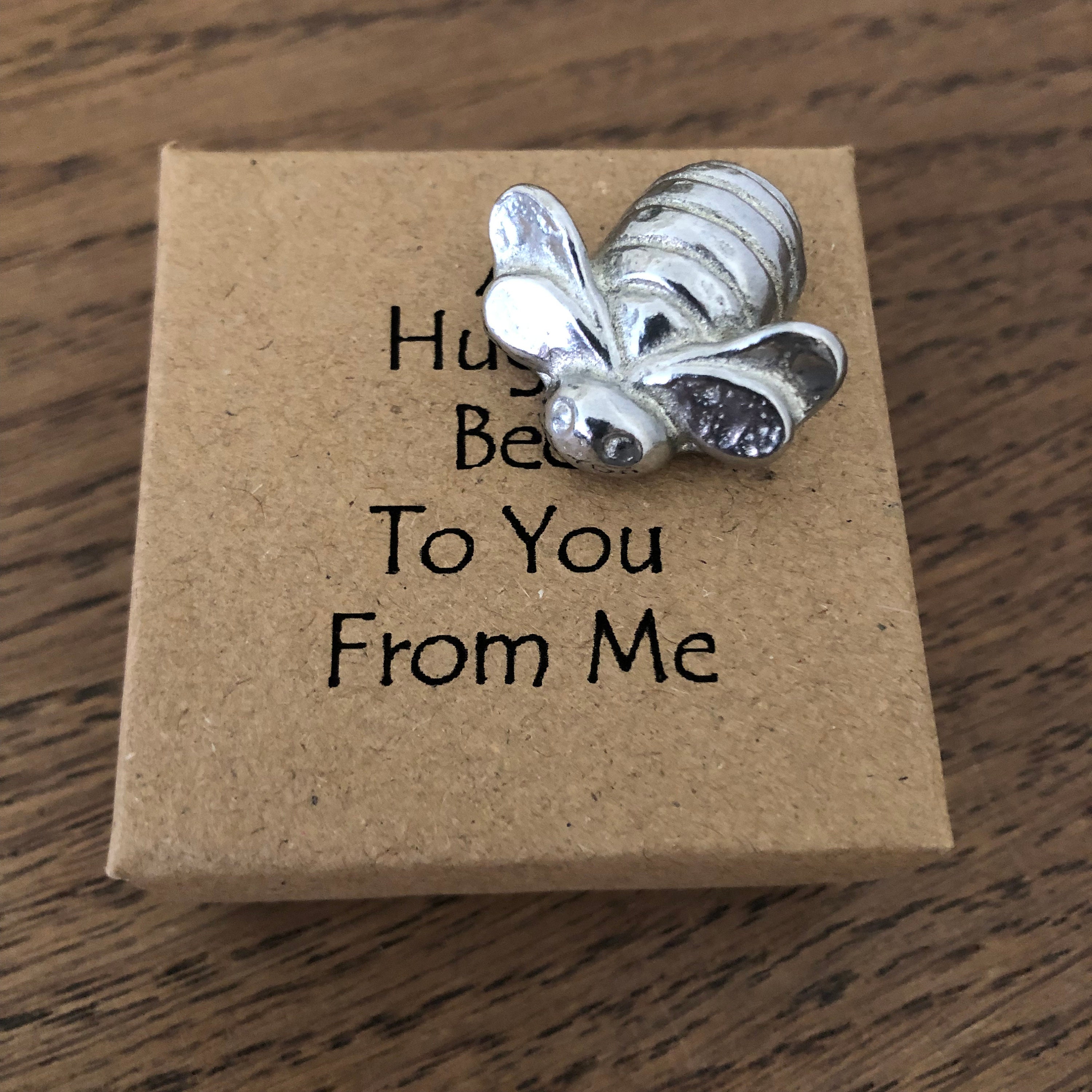 Bee Gift Sending Hugs Bee Hug in a Box Pocket Hug Support | Etsy UK